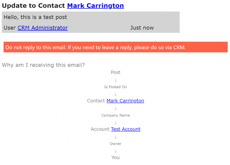 My first bot - D365 Notifications - Mark Carrington